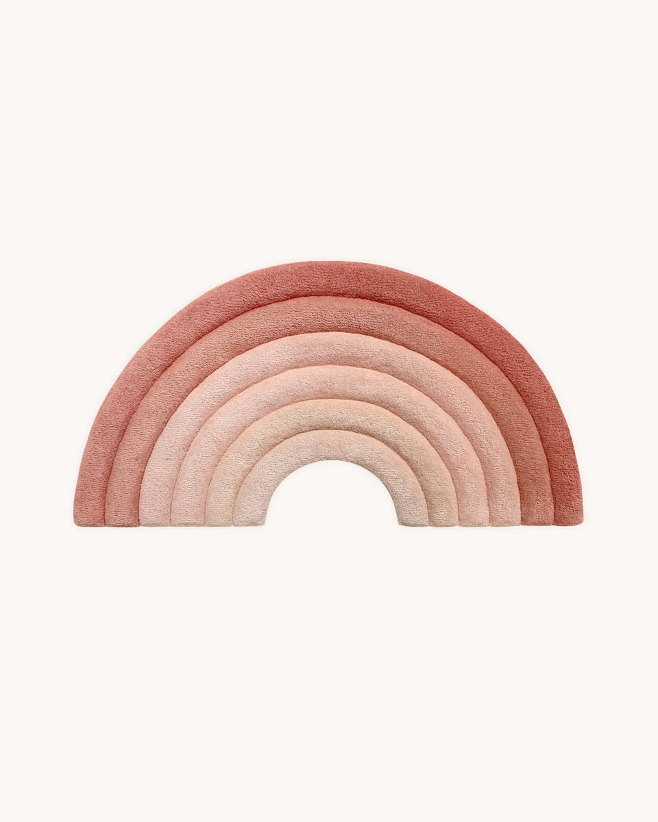 Rainbow Rug Rusty Pink 110 x 56 cm – Maison Deux