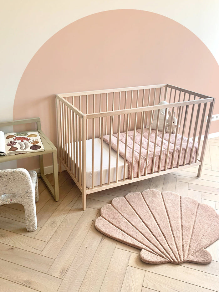 Shell Rug Rose Dust 100 x 78 cm – Maison Deux