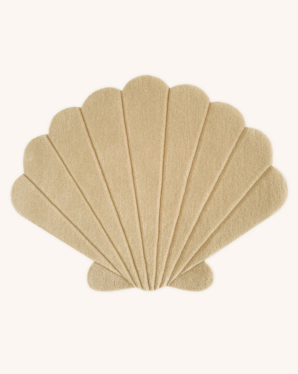 Shell Rug Sand 100 x 78 cm – Maison Deux